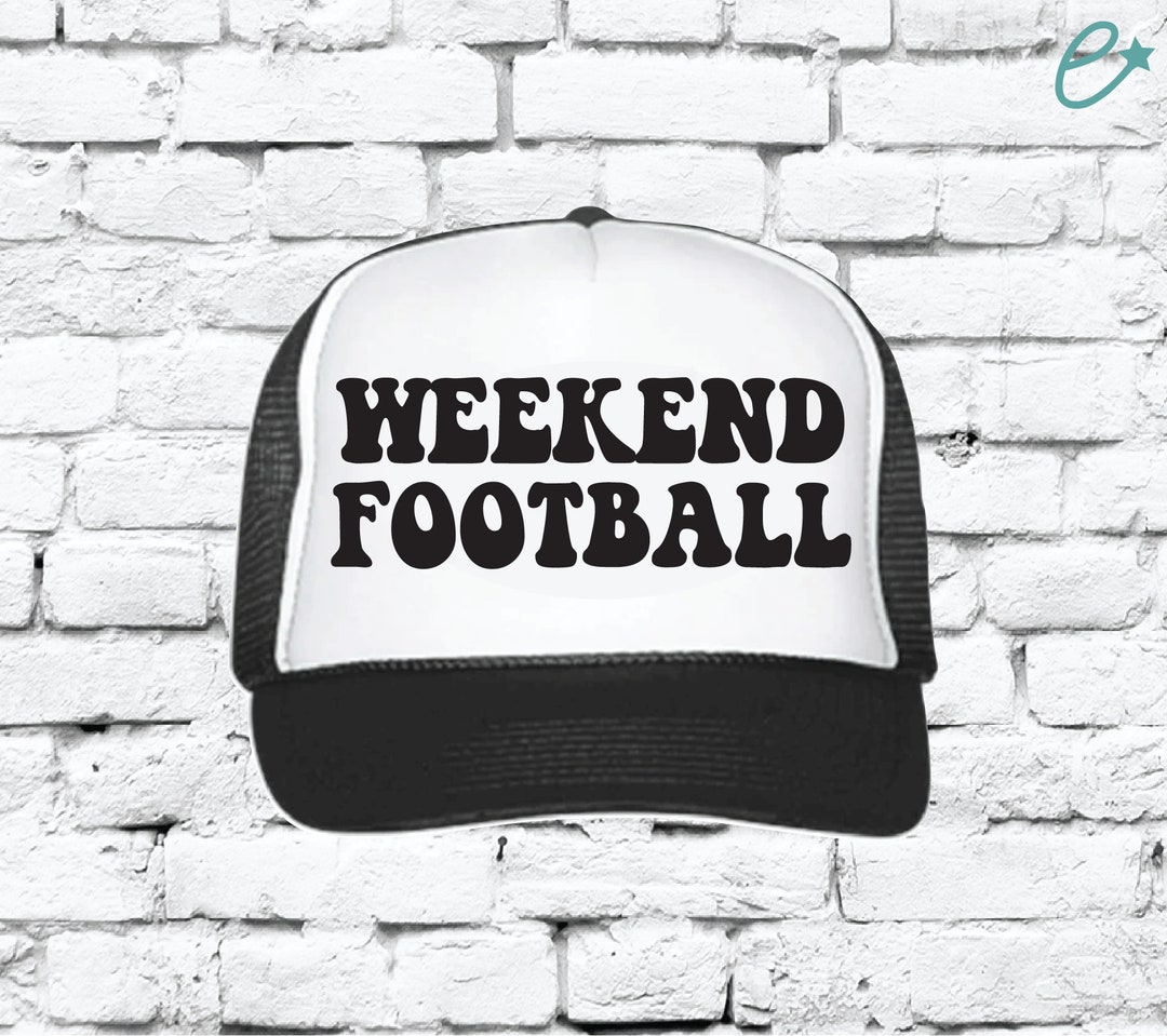 Weekend Football Trucker Hat Game Day Baseball Cap - Etsy