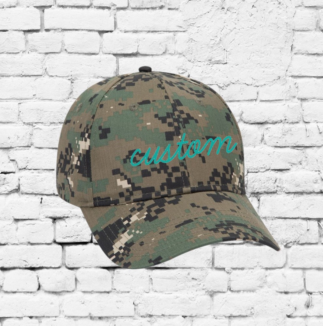 Custom Embroidery Digital Camo Snapback Camoflauge Hunting Sport Brim ...