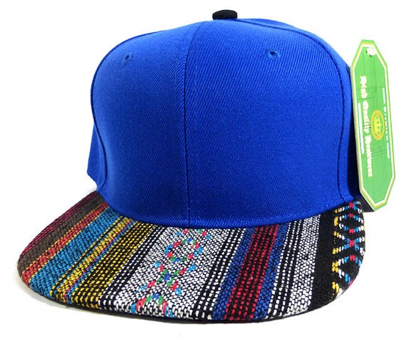 Custom Aztec Snapback Two-tone Aztec Royal Blue Hat Your | Etsy