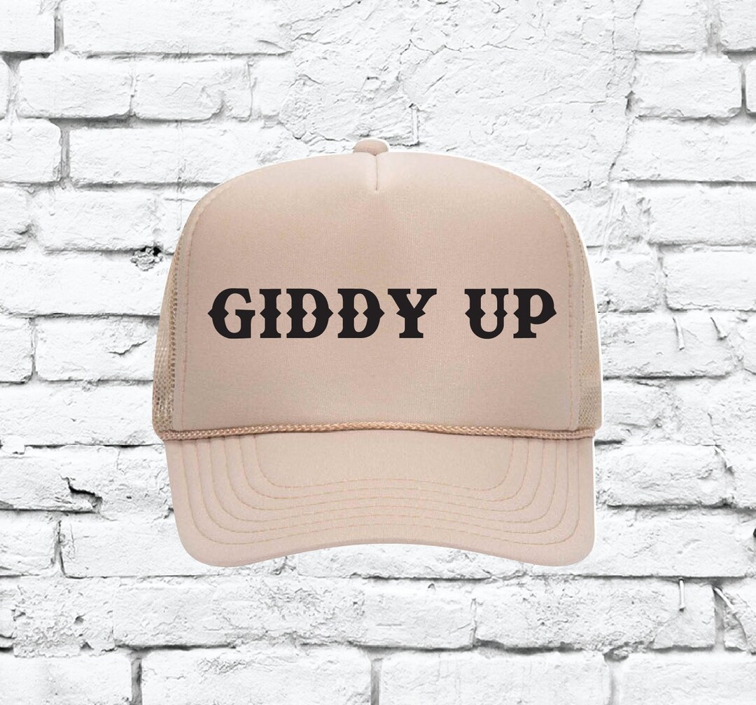 Giddy up Cowboy Custom Trucker Hat Snapback - Etsy