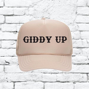 Giddy up Cowboy Custom Trucker Hat Snapback - Etsy