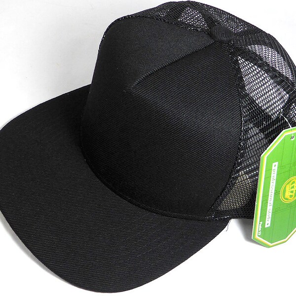 Flat Brim Hat - Etsy