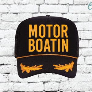 Custom Funny Trucker Hats Mesh Back Snapback Hat Nautical Captains Hat ...