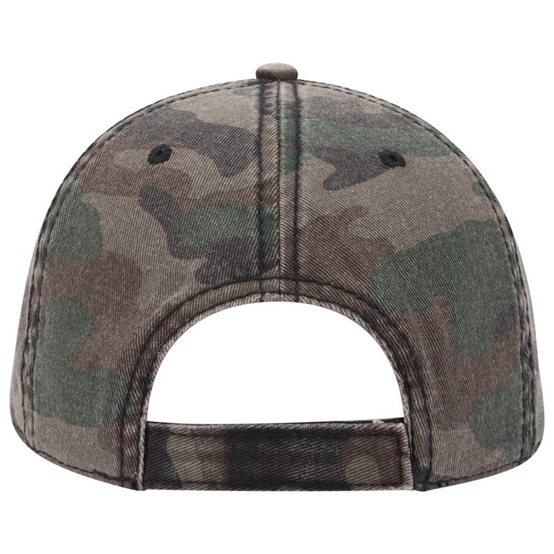 Custom Embroidery Washed Camo Camoflauge Hunting Brim Hat Cap - Etsy
