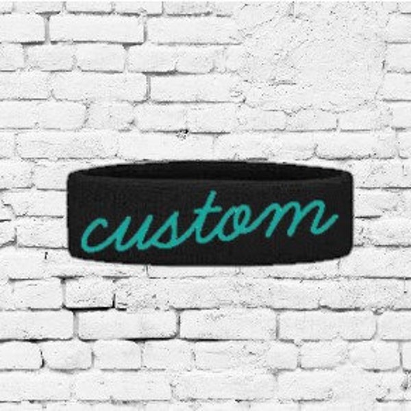 Custom Sweatband - Etsy