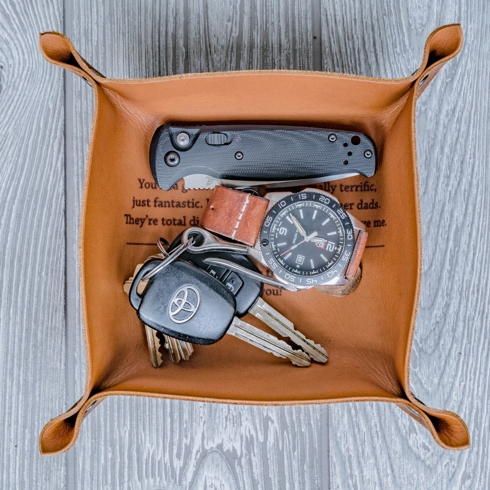 Custom Leather Valet Tray. Multiple Colors. Personalized - Etsy