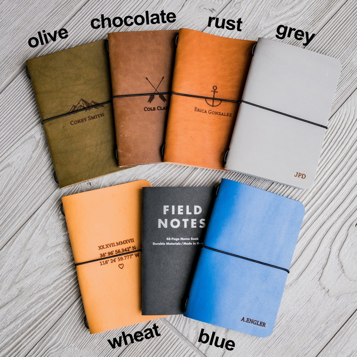 Personalized Refillable Leather Journal Personalized | Etsy