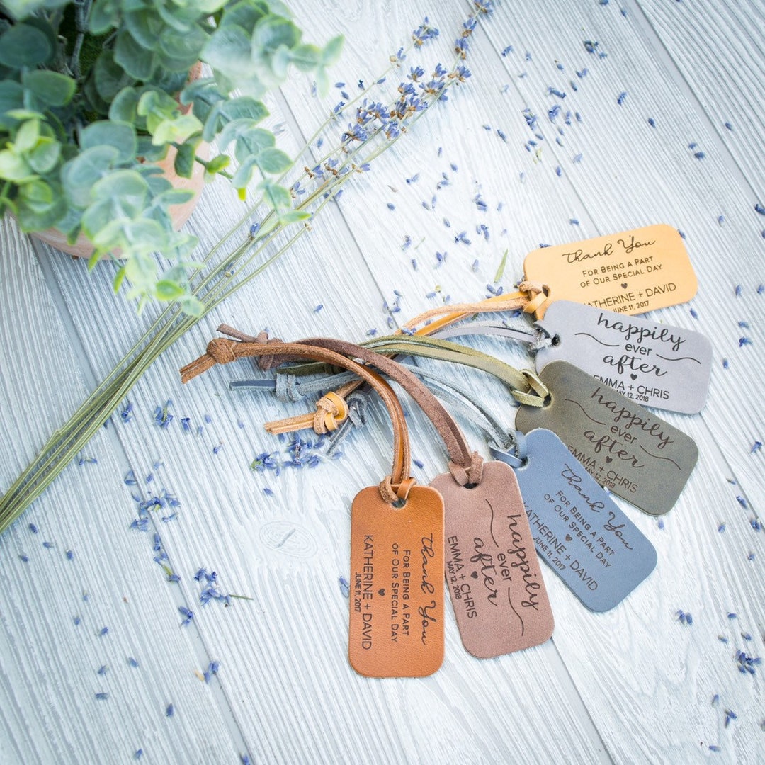 Wedding Favor Tags, Wedding Tags, Custom Wedding Tag, Thank You Tag ...