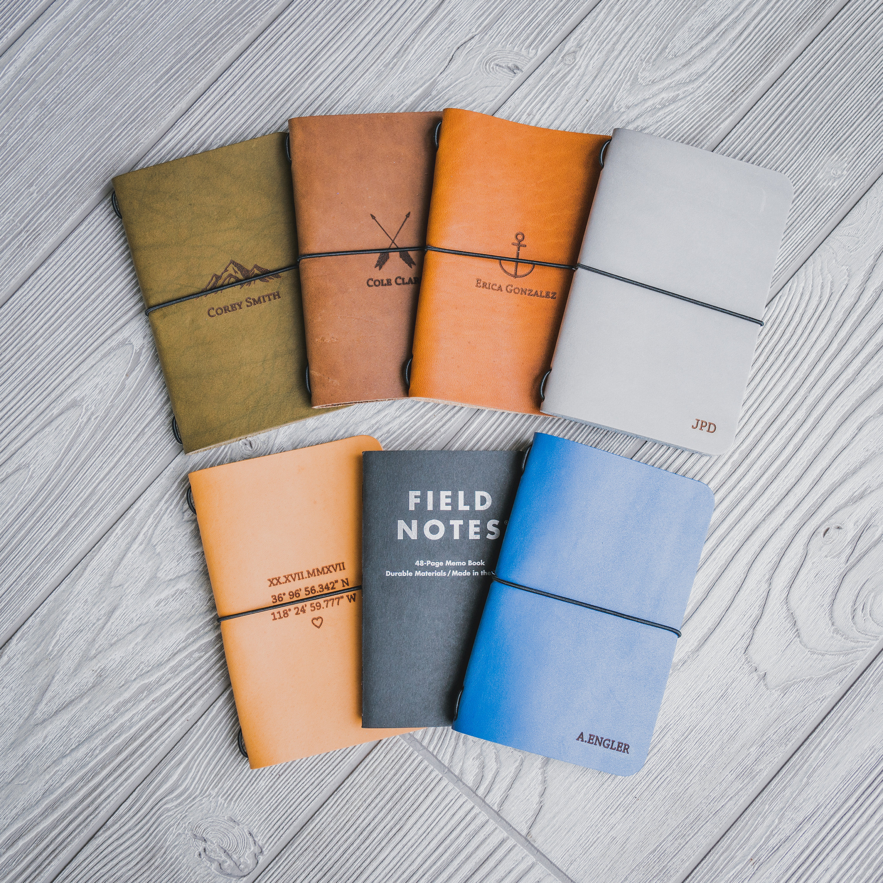 Personalized Refillable Leather Journal, Personalized Notebook, 3 Year ...