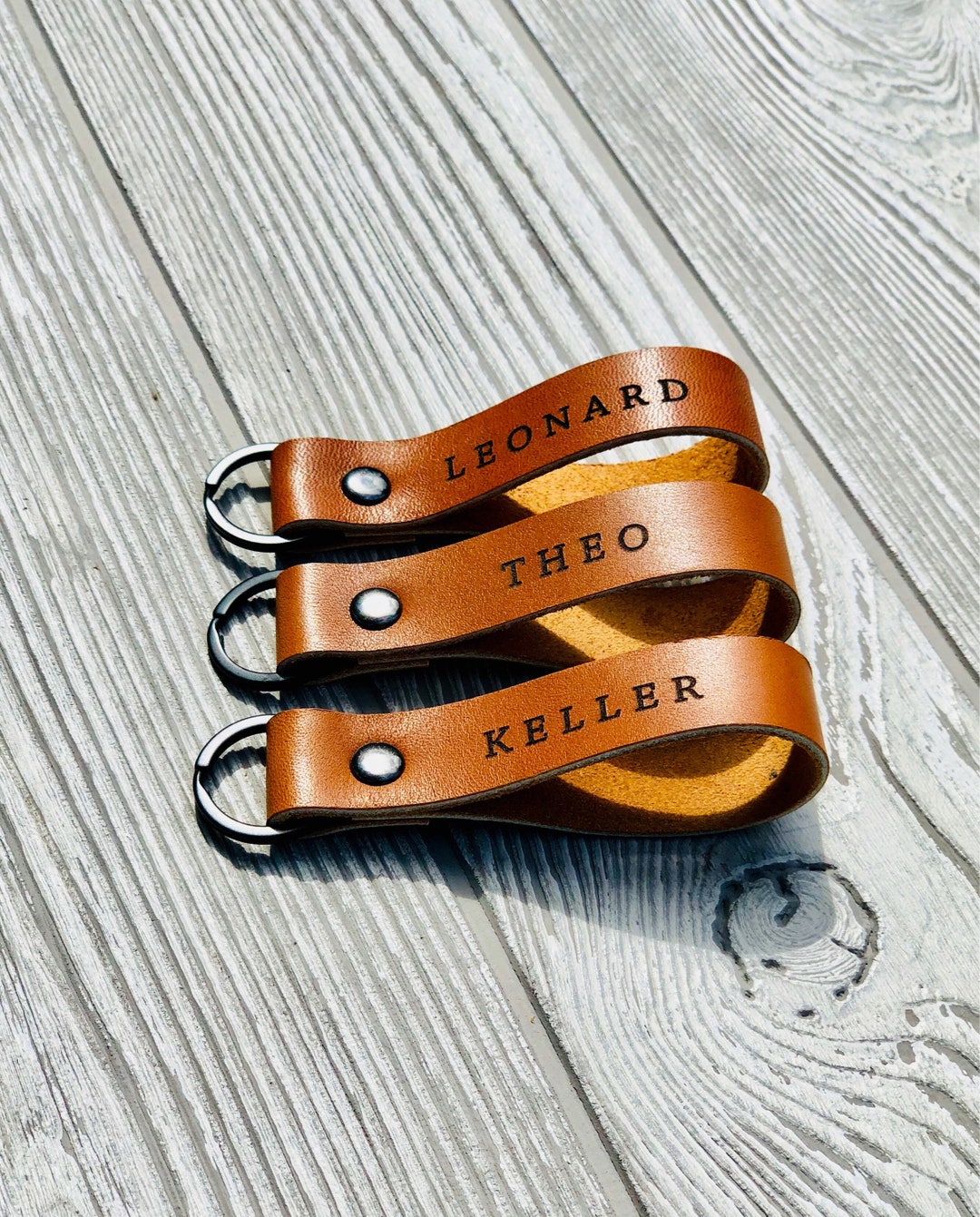 Keychain, Leather Keychain, Personalized Keychain, Custom Keychain ...