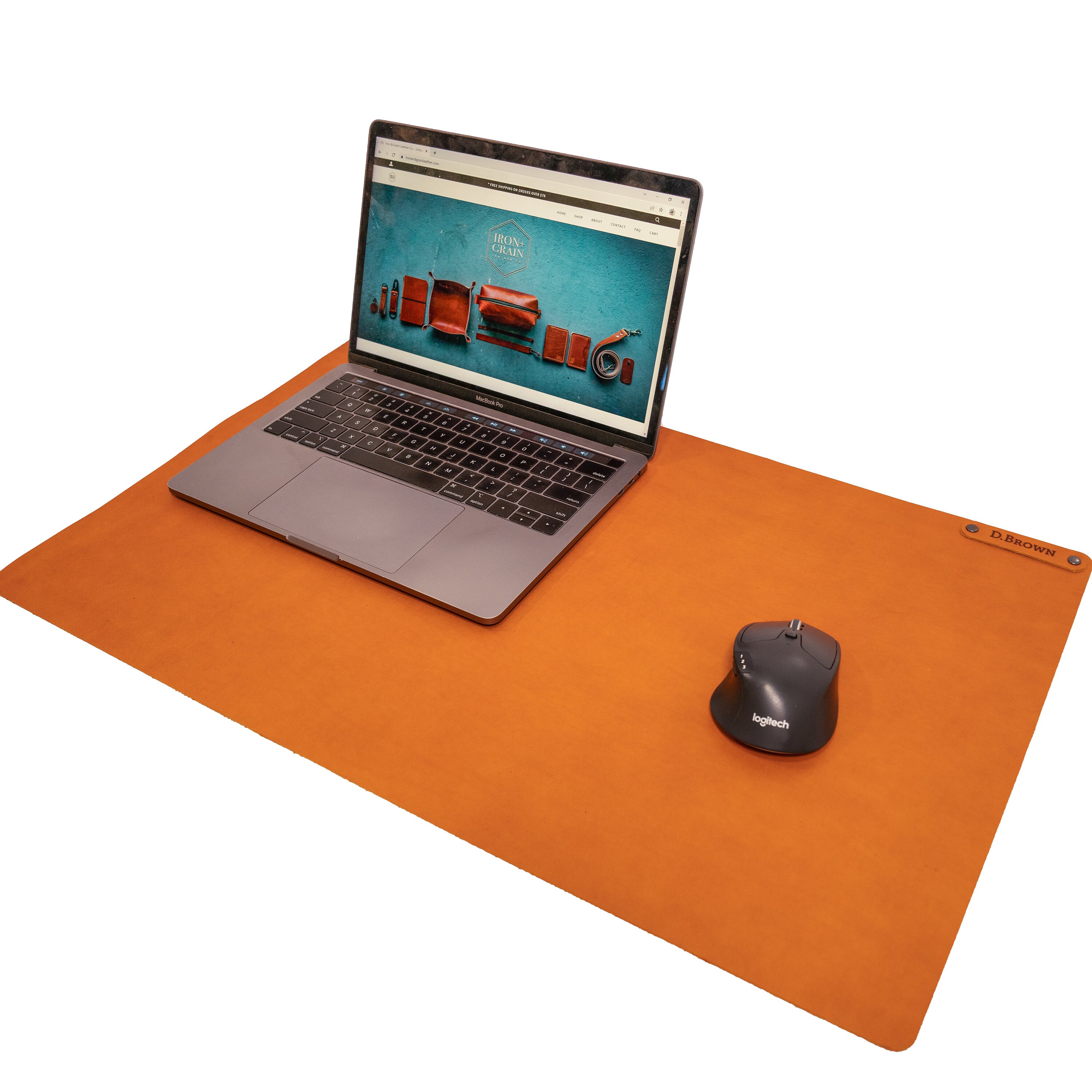 Personalized Desk Mat Leather Desk Pad Gift for Man Best | Etsy