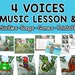 Four Voices, Vocal Timbre Music Lesson and Games With Song, Posters and ...