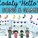 Music Class Kodaly Lesson: hello Song and Game, Elementary Music Lesson ...