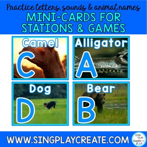 Animal ABC Alphabet Letters Phonics Games & Activities to Learn ...