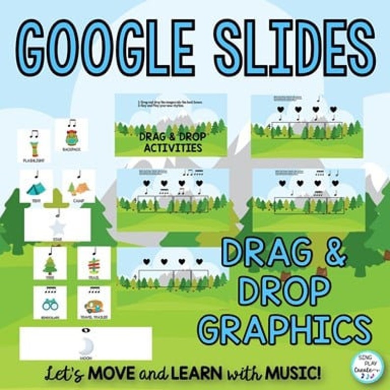 Camping Rhythm Activities Mixed Levels: Lessons and Materials - Etsy