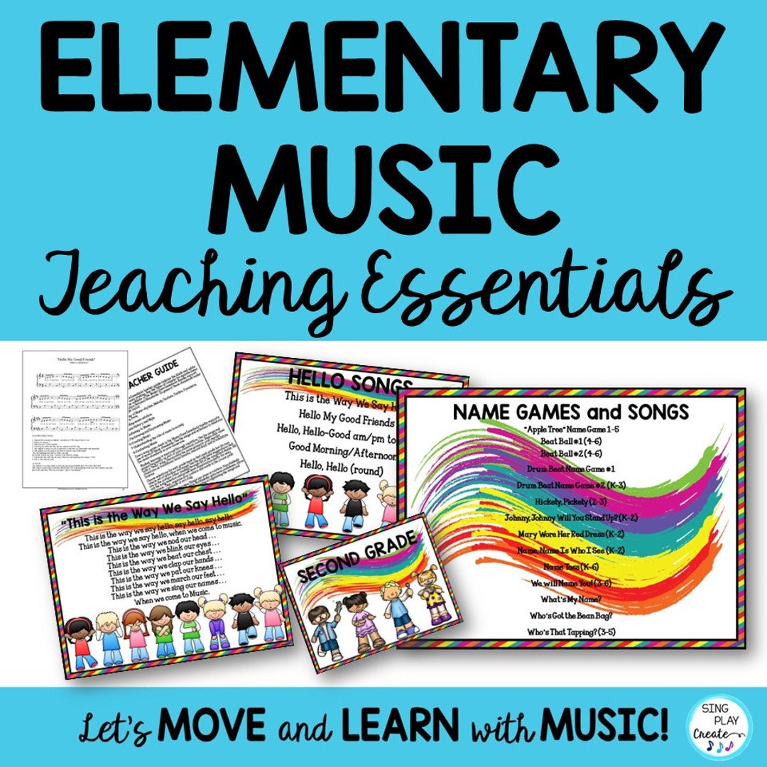 Elementary Music Class Essentials Basic Songs, Activities, Games ...