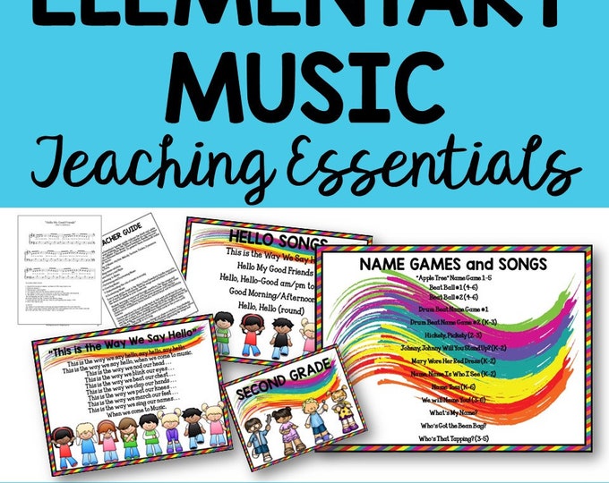 Elementary Music Class Essentials Basic Songs, Activities, Games ...