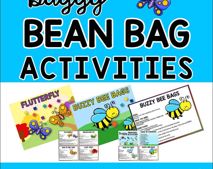 Bean Bag Buggy Bean Bag Activities and Games for Preschool, Music and ...