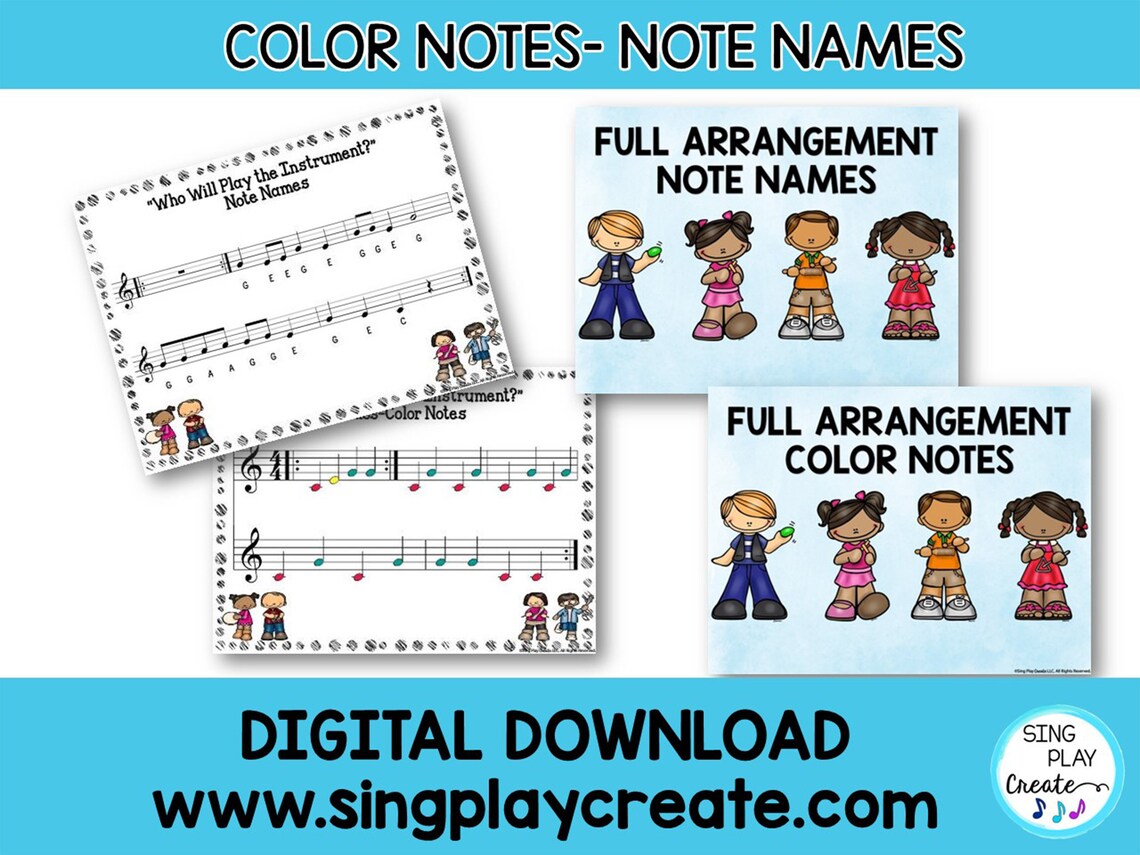 Instrument Game Song Orff & Kodaly Music Lesson: who Will Play the ...