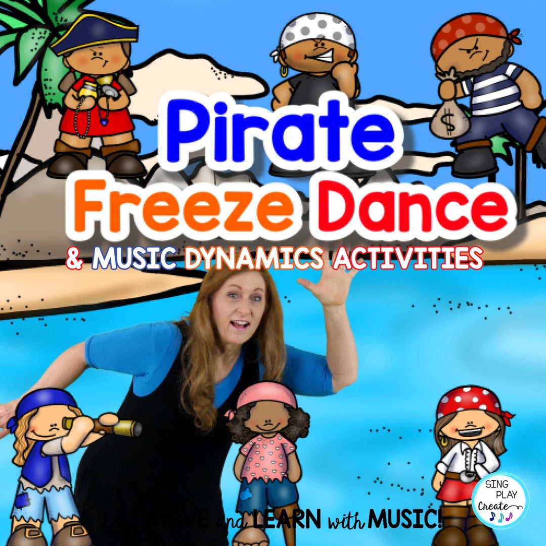 Pirate Freeze Dance: Dynamics, Movement and Math Activites - Etsy