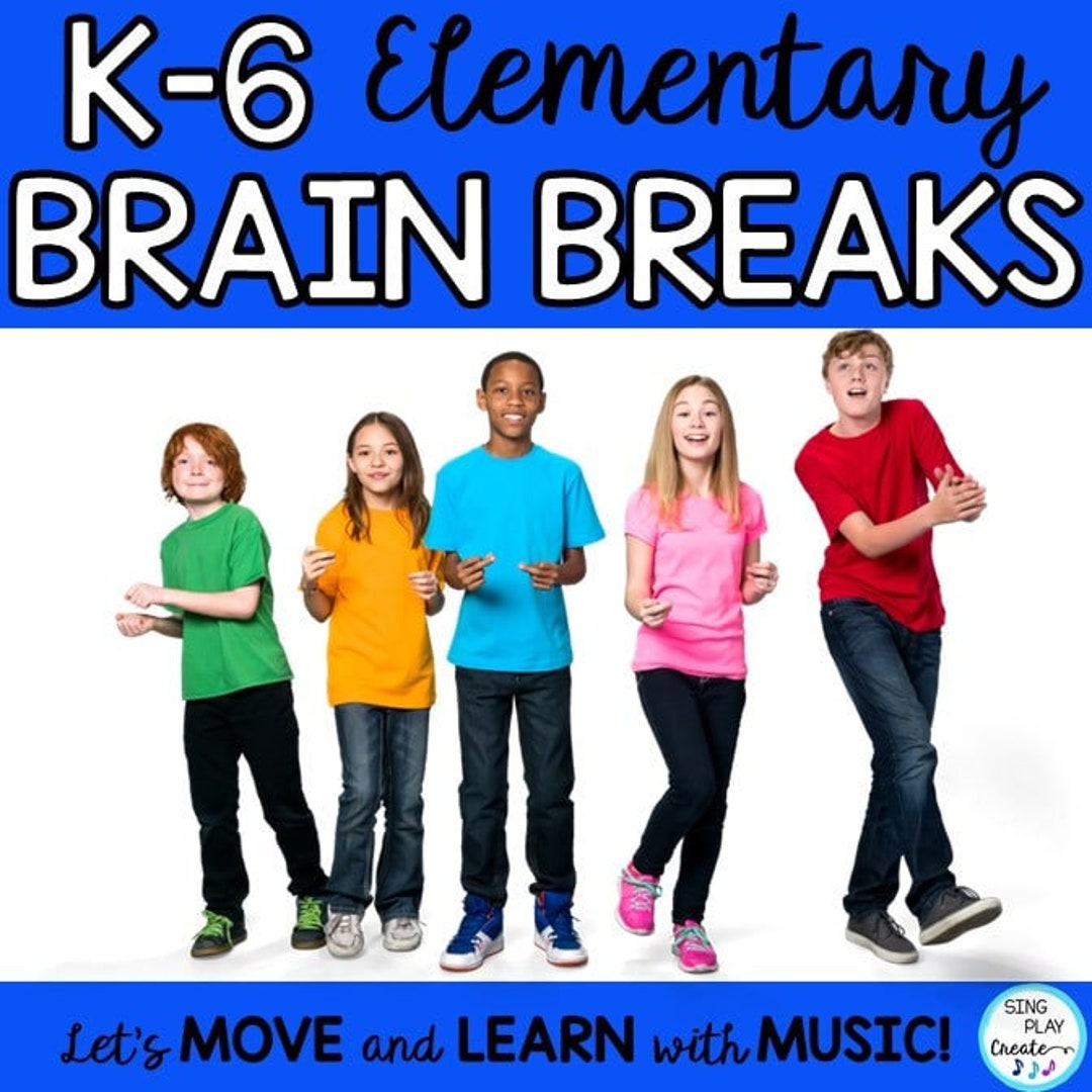 Elementary Brain Breaks and Games K-6 - Etsy