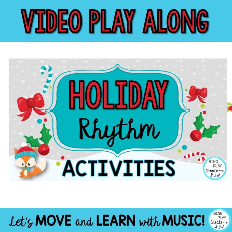 Holiday Rhythm Activities Mixed Levels: Lessons and Materials - Etsy