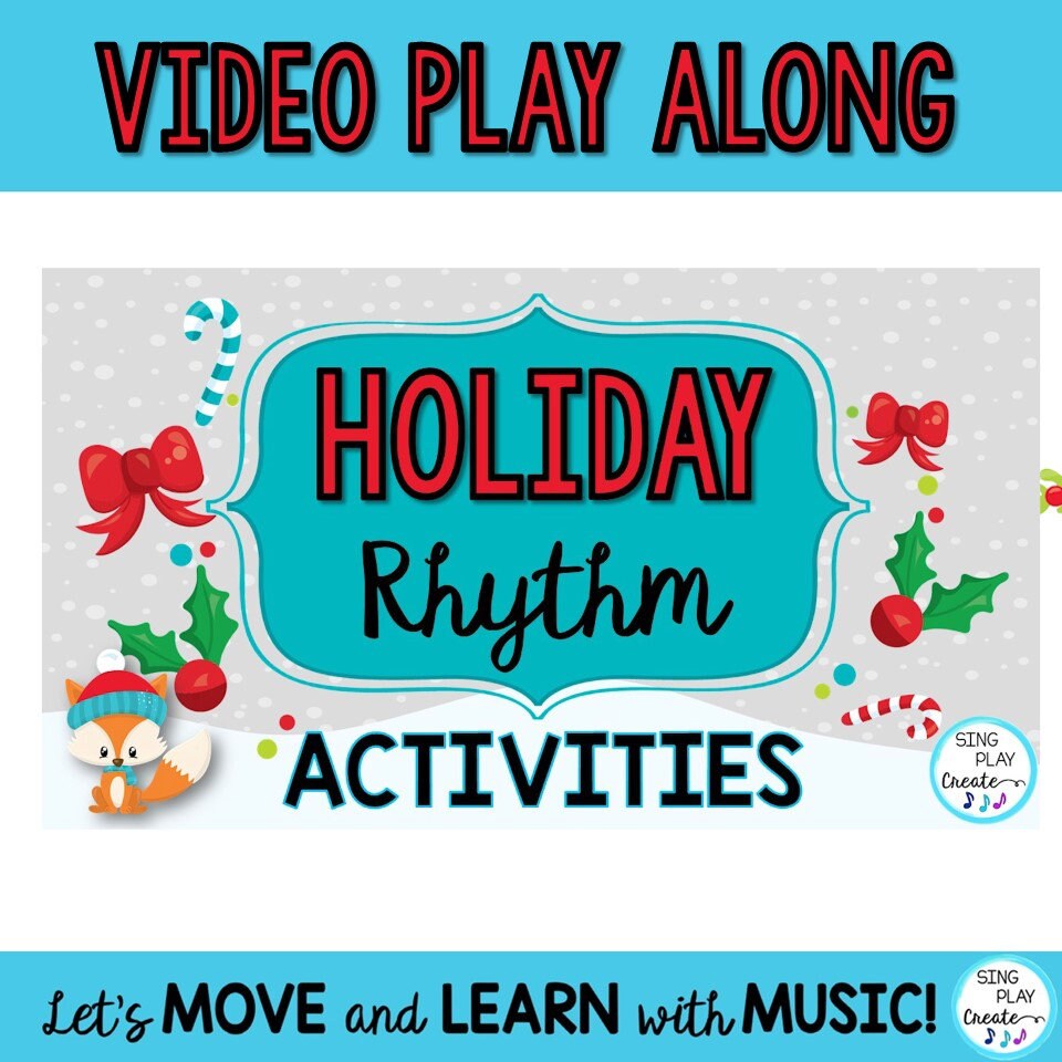 Holiday Rhythm Activities Mixed Levels: Lessons and Materials - Etsy