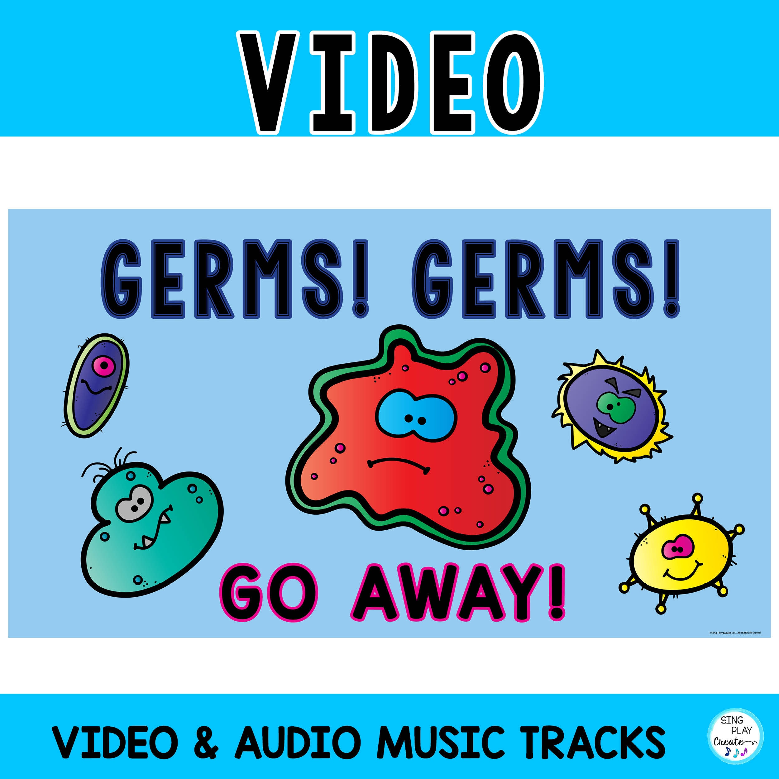 Germs Song & Poem germs, Germs Go Away : Action Song, Literacy ...