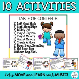 Bean Bag Activities and Games: Music, PE, Classroom Community, Bean Bag ...