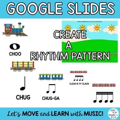 Train Rhythm Activities Mixed Levels: Google Apps, Lessons and ...