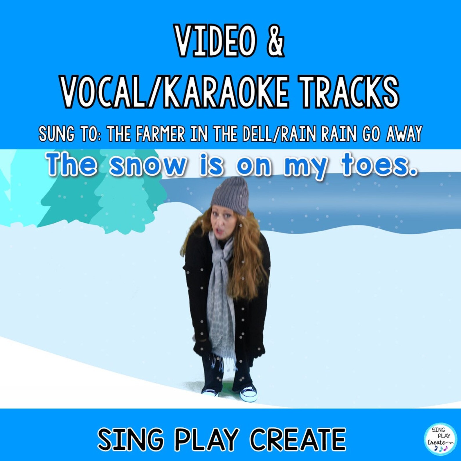 Winter Action Song & Poem the Snow is on My Head : Literacy Activities ...