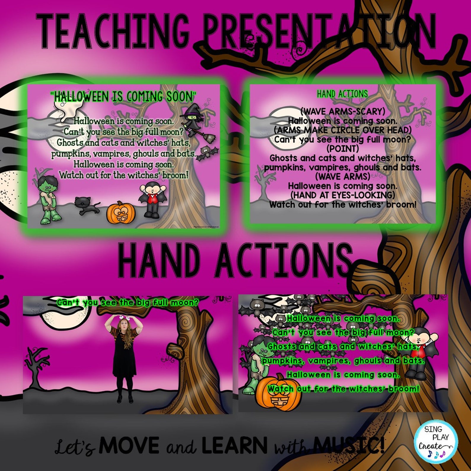 Halloween Action Song halloween is Coming Soon VIDEO and MUSIC TRACKS ...