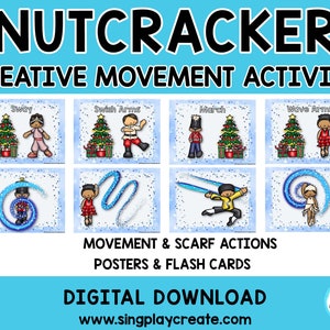 Nutcracker Creative Movement and Scarf Activity Brain Breaks - Etsy