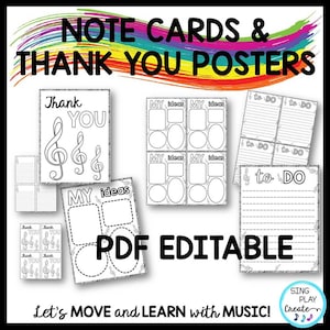 Music Teacher Basic Planner for Lessons - Etsy