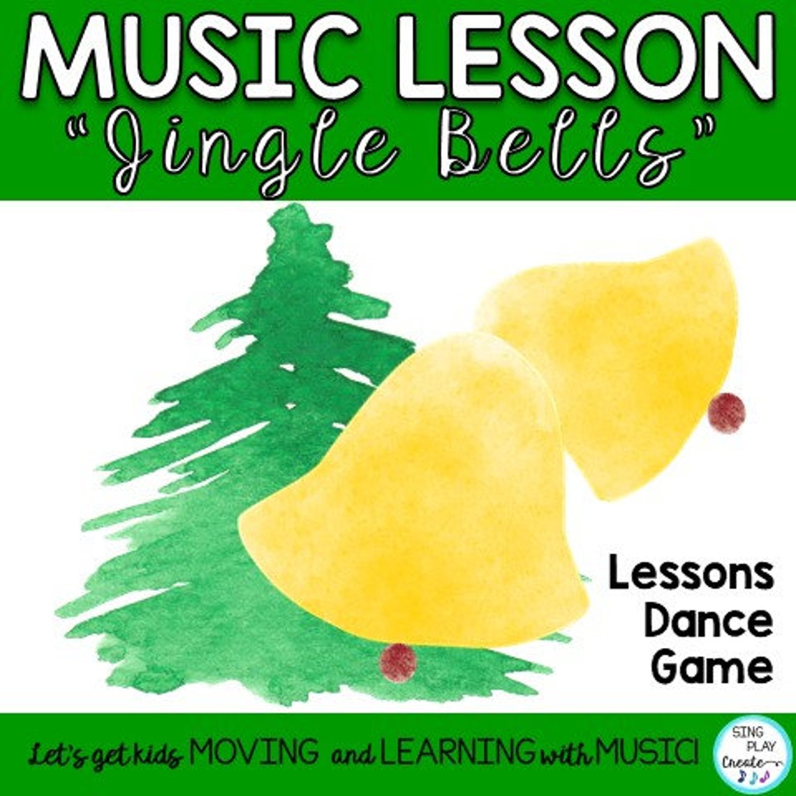 Holiday Music Lesson: jingle Bells Orff, Guitar, Keyboard, Printables ...