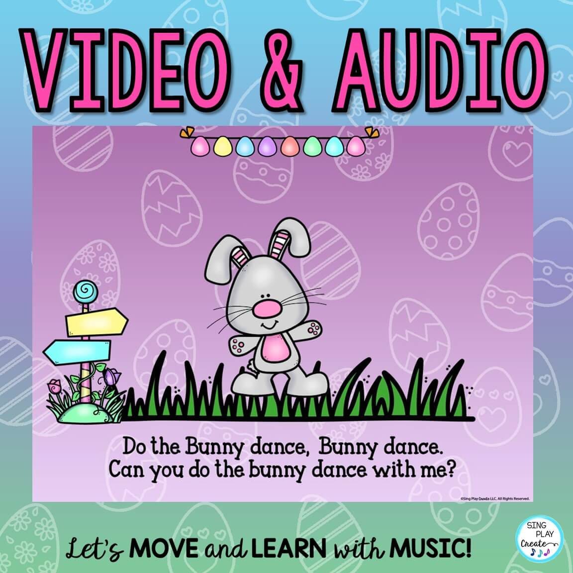 Spring Bunny Movement Song do the Bunny Dance Preschool Song, Easter ...