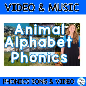Animal Alphabet Letter Phonics Identification and Sounds Song and ...
