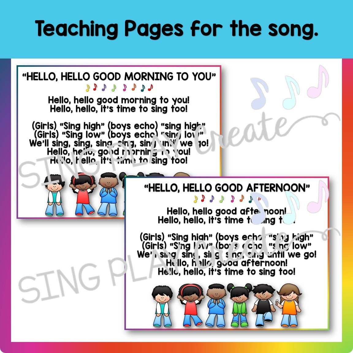 Music Class Hello Song: hello, Hello Good Morning to You Video, Mp3 ...