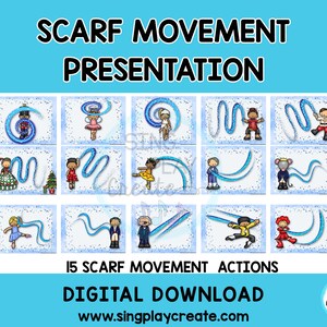 Nutcracker Scarf Movement Cards and Activities - Etsy