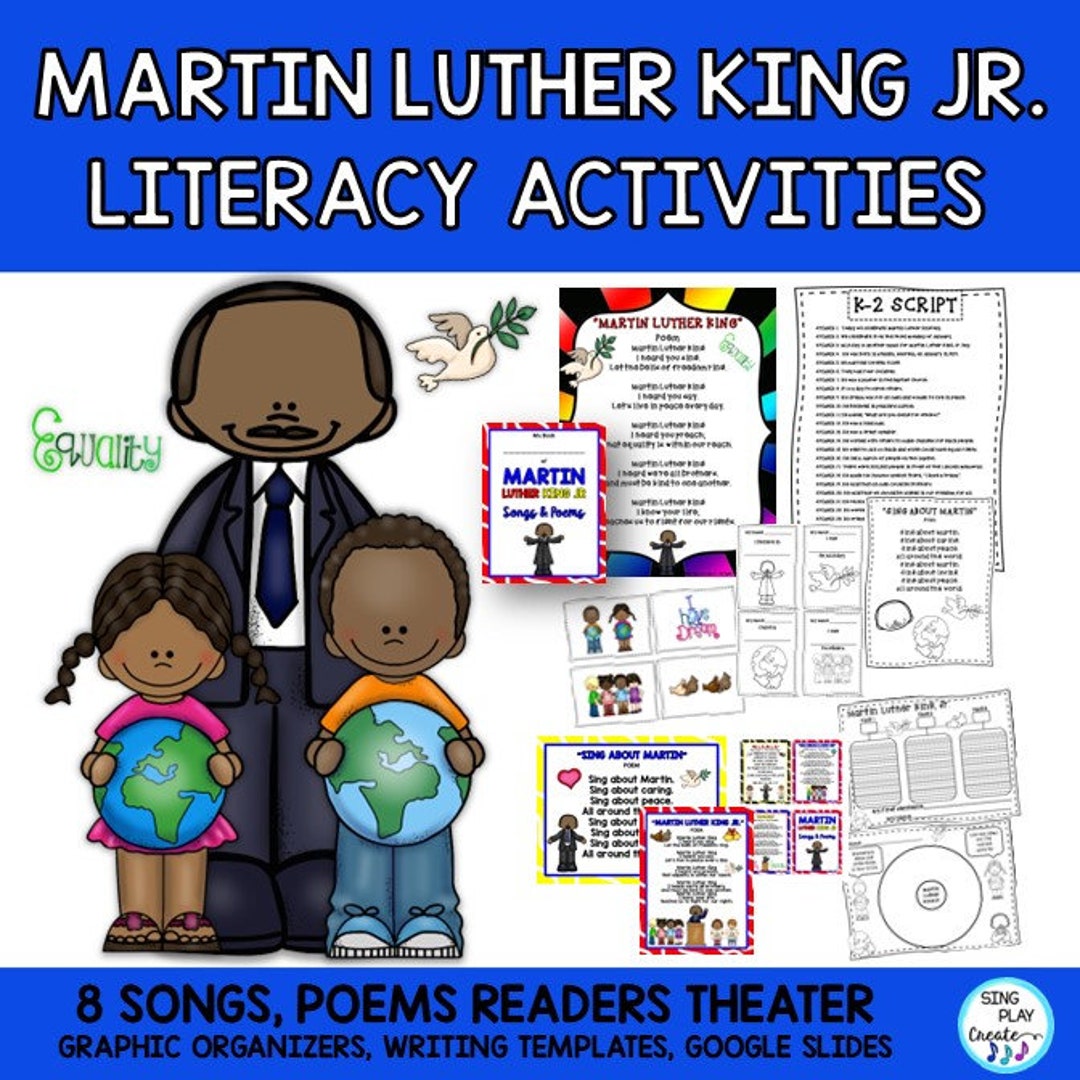Martin Luther King Jr. Songs, Poems and Readers Theater Writing ...