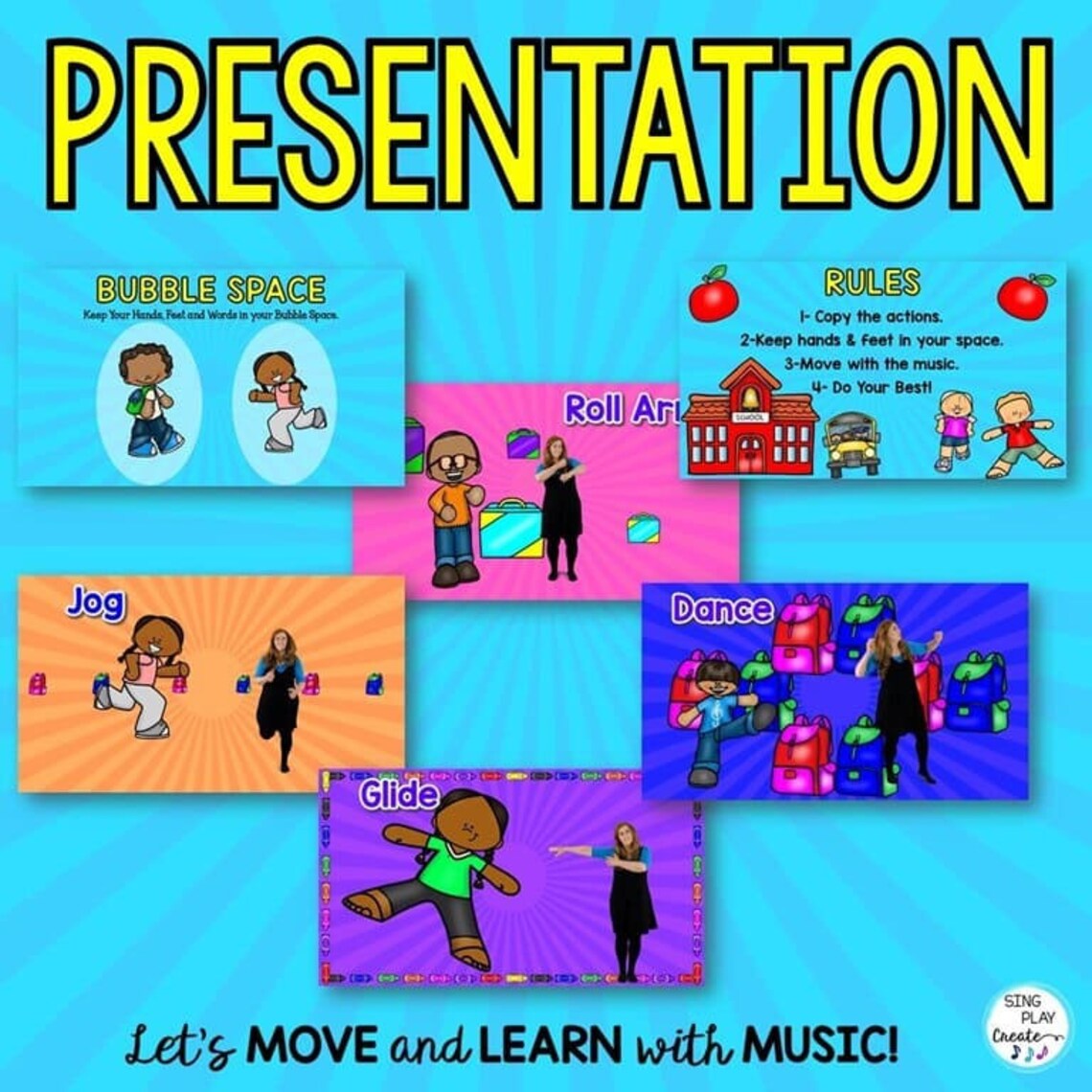 Back to School FREEZE DANCE and Dynamics Lesson, Brain Break, Movement ...