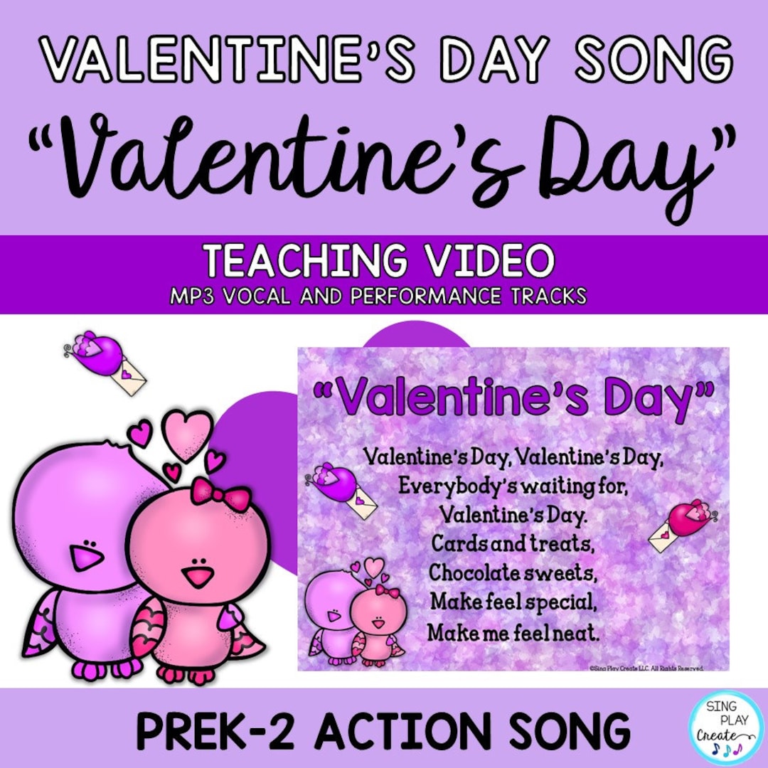 Valentine's Day Song: valentine's Day Action Song, Music Program ...