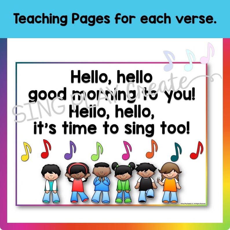 Music Class Hello Song: hello, Hello Good Morning to You Video, Mp3 ...