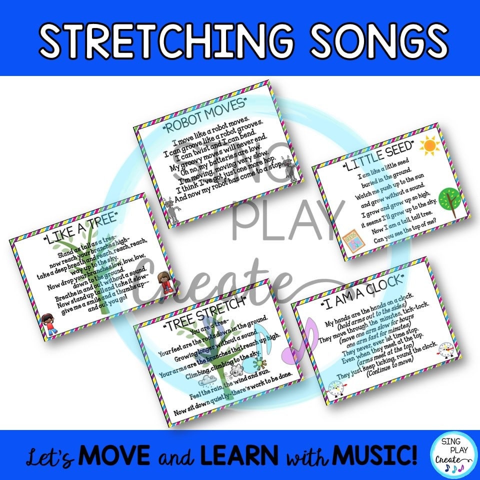 Elementary Classroom Songs and Chants: Line Up, Brain Breaks, Stretch ...