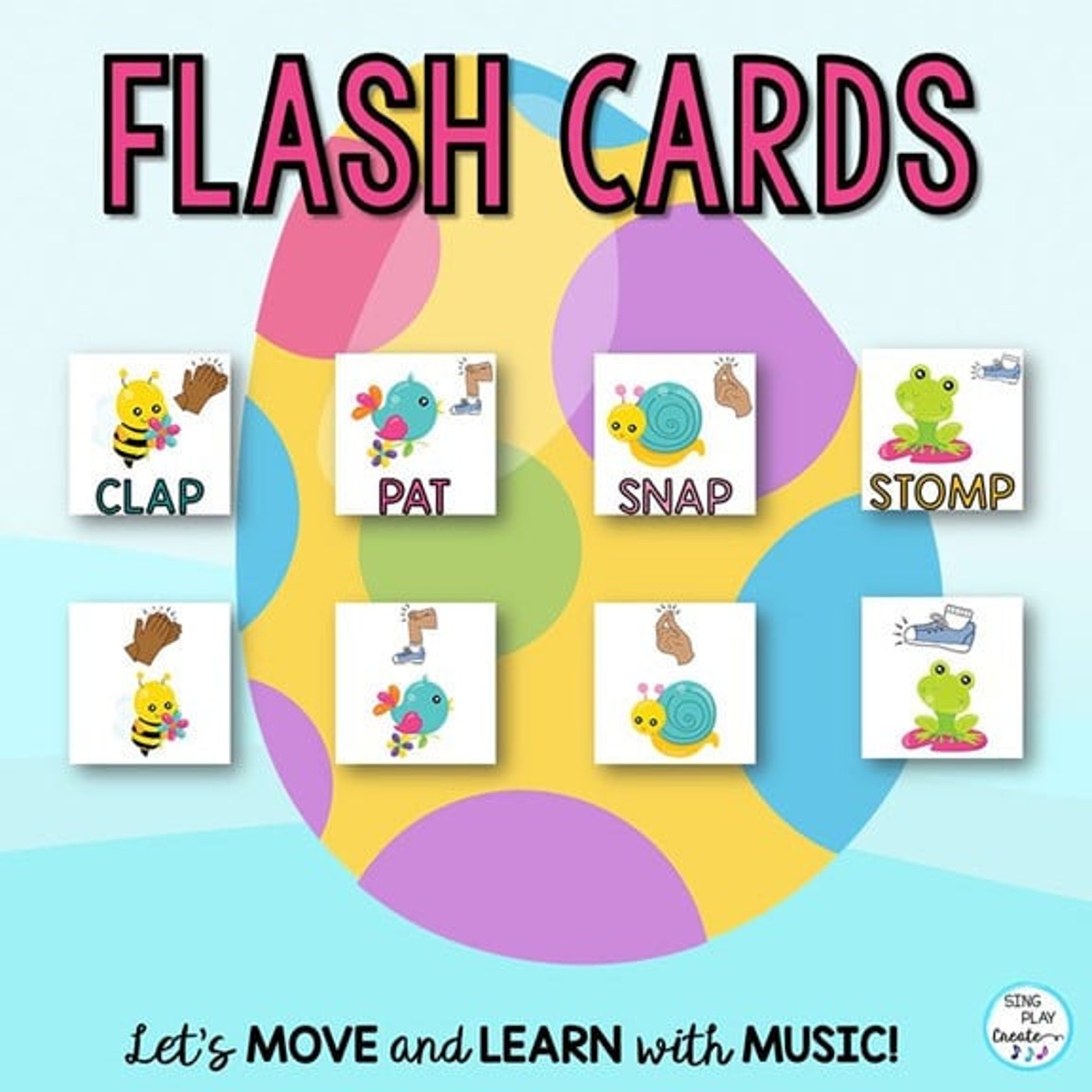 Spring Body Percussion Activities: Play Along Video - Etsy