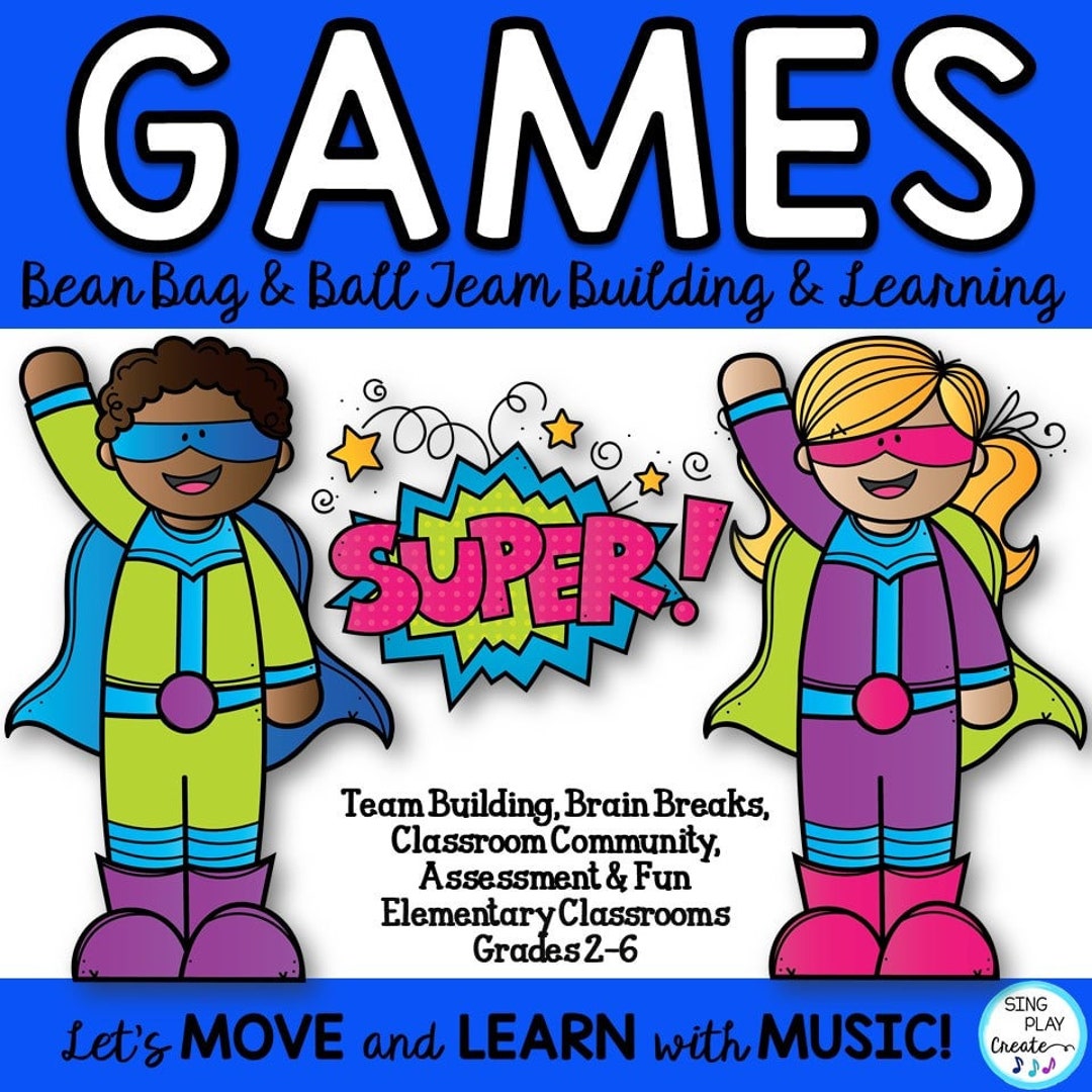 Elementary Games and Brain Breaks for Team Building, PE, Special Ed ...