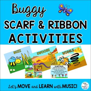 Buggy Scarf Activities for Preschool, Music Class, P.E. Movement ...