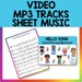 Music Class Hello Song: good Morning to You afternoon Elementary Music ...
