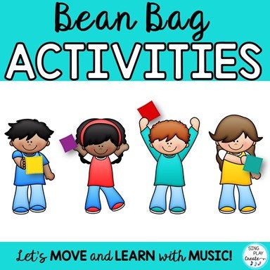 Bean Bag Activities and Games: Music, PE, Classroom Community - Etsy
