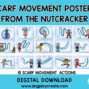 Nutcracker Creative Movement and Scarf Activity Brain Breaks - Etsy